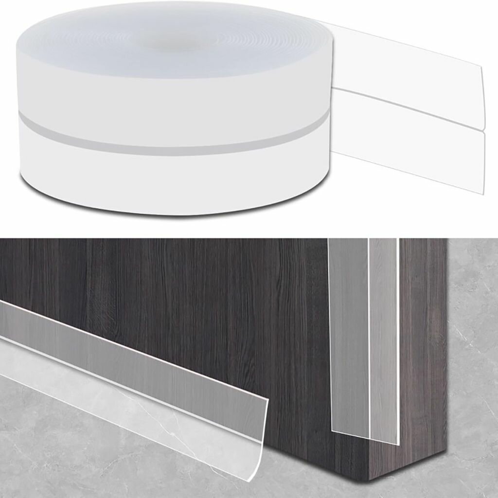 10 метров белой уплотнительной ленты из силиконовой резины для дверей и окон-3,5 см