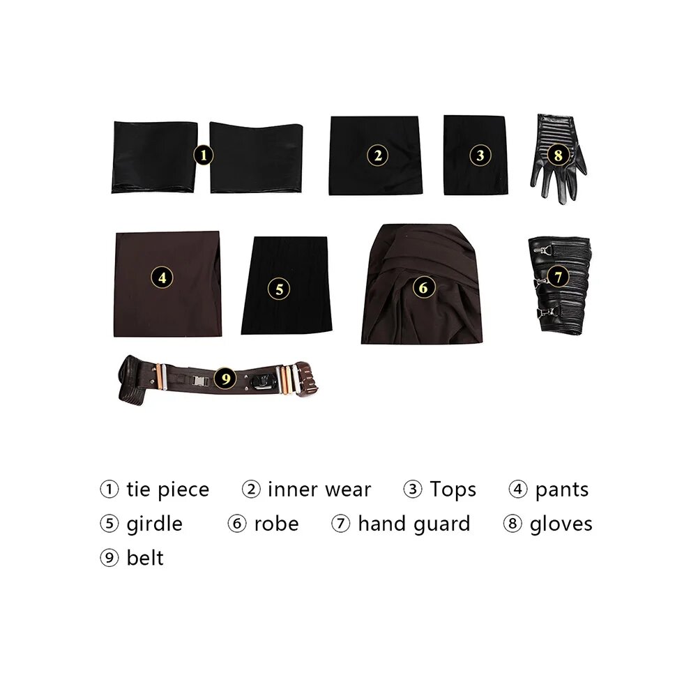 Костюм Анакин Скайуокер из спандекса XXXL, costume full set