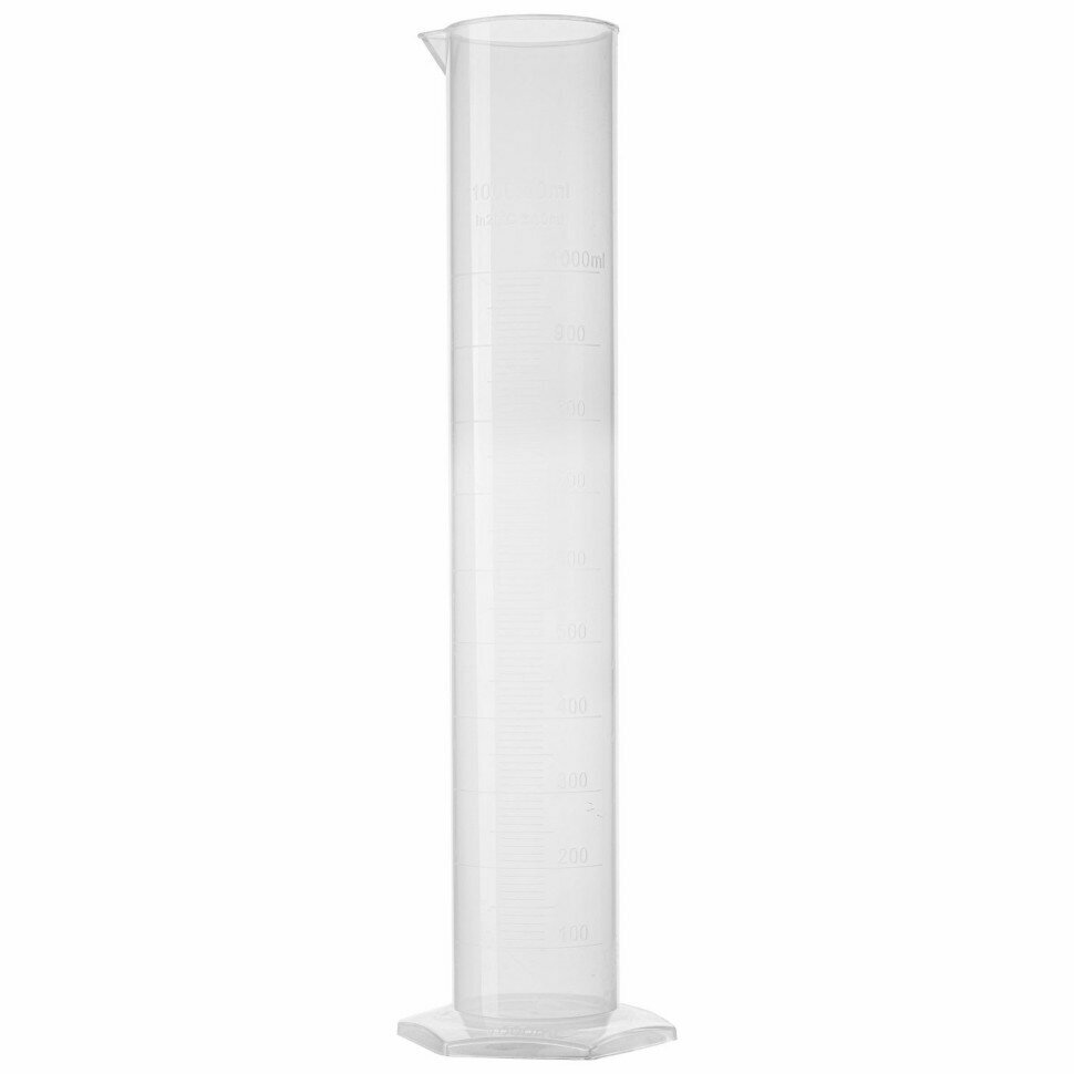 Цилиндр мерный пластиковый 1000 мл