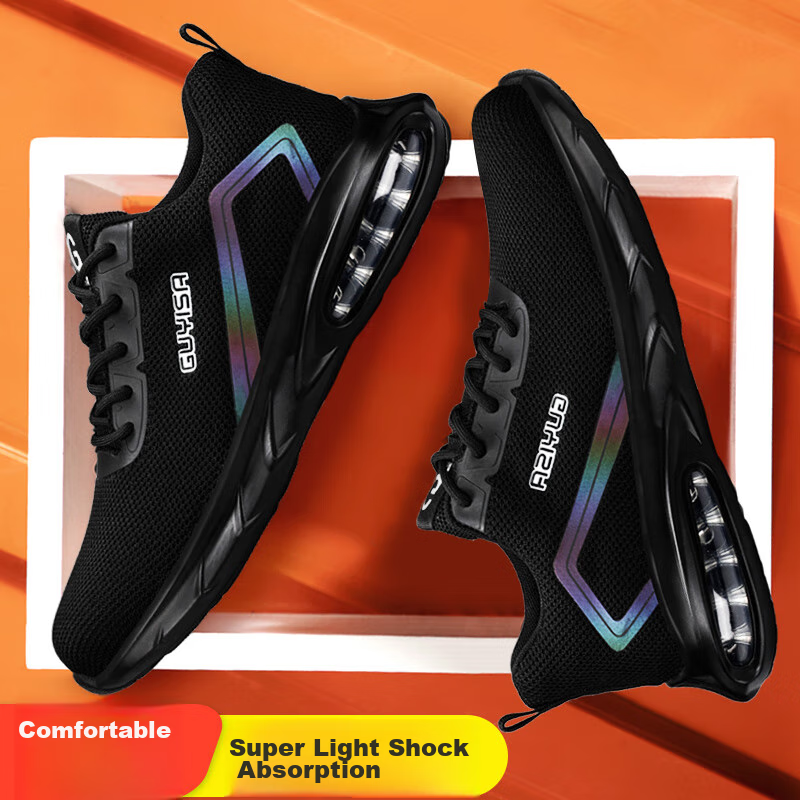 Weierdun Safety Shoes for Men with Steel Toe Cap, Anti-Smashing, Anti-Puncture, Soft Sole, Ultra-Light, Construction Site Safety Functional Shoes 1136S Size 43