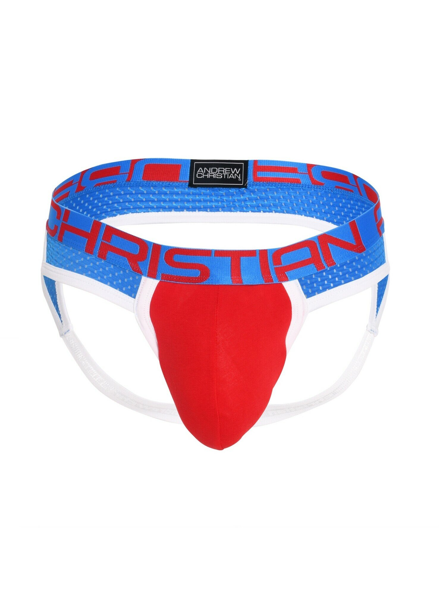 Трусы-джоки "Show-It Sports Locker Room Jock - Red" / Andrew Christian / Красный / Размер XL