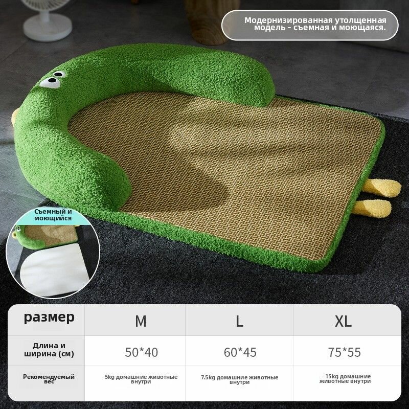 Прохладная собачья лежанка летом