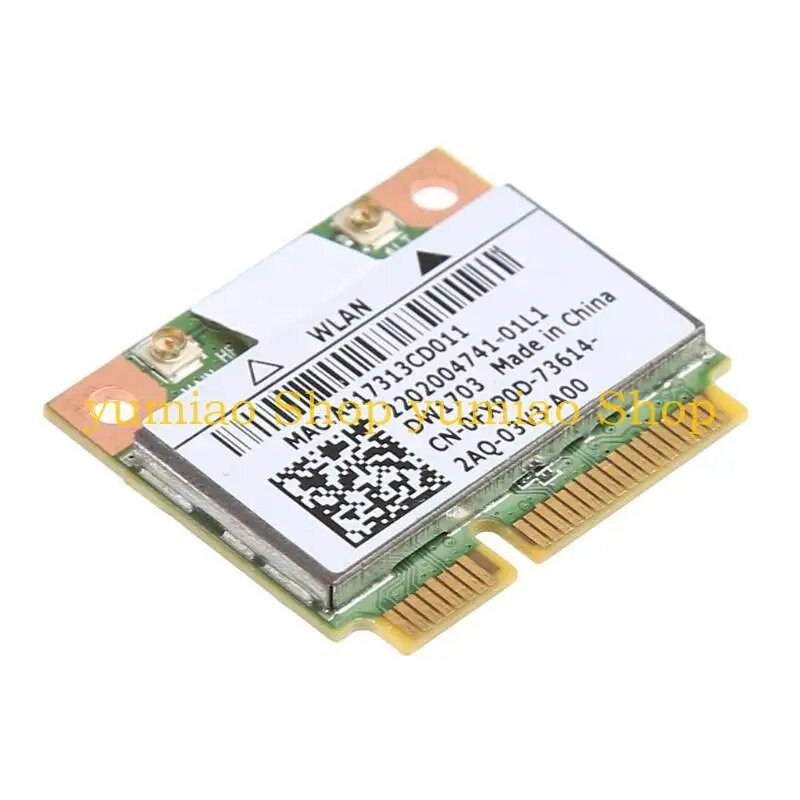 587B BT v4.0 Atheros AR5B225 Беспроводная адаптер Половина мини-сетевой карты PCI-Express WiFi