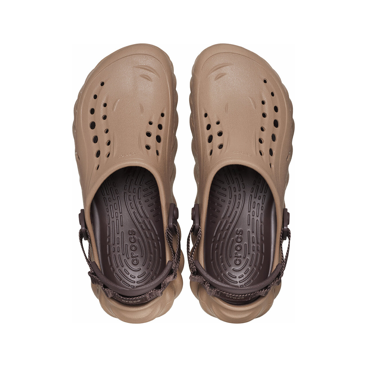 Сабо Crocs, размер 42-43 EU, коричневый — фото 1
