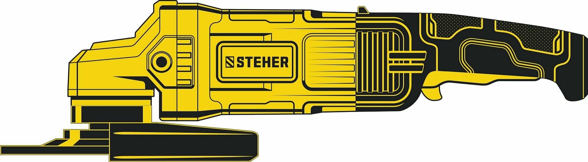 STEHER d 180 мм, 2000 Вт, УШМ (AGS-180-2000 S)