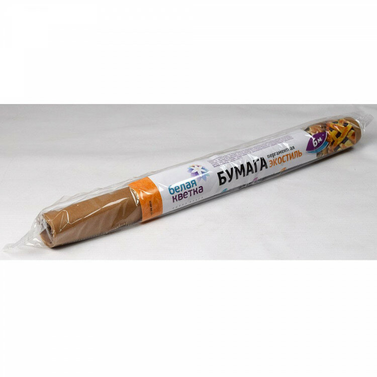 Бумага для выпечки 38см*6м "Белая кветка". Количество в наборе 2 шт.