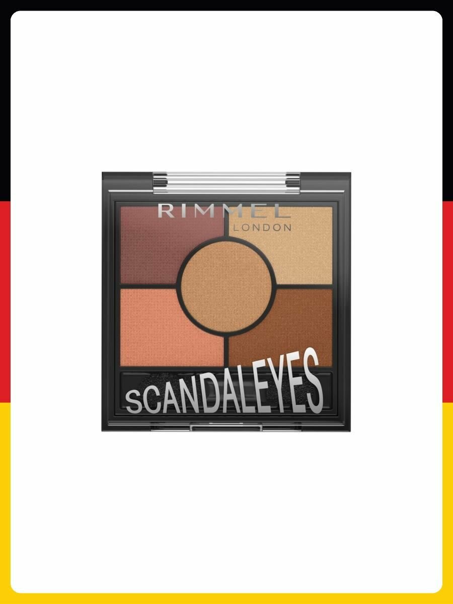 Тени для век Rimmel Scandaleyes 8 Pan Palette Eyeshadow 005 Sunset Bronze