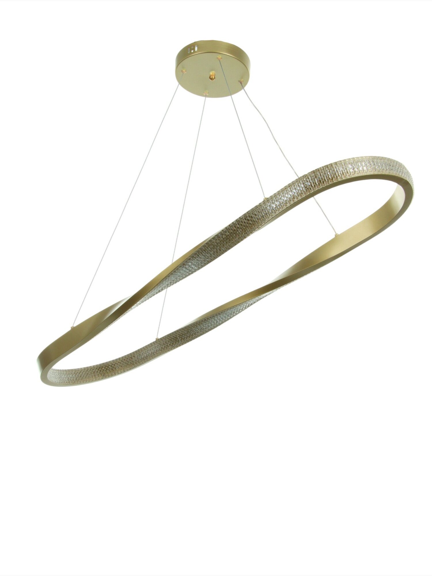 Люстра BayerLux Ella, 100х35х120 см, 88 Вт, Led, 3000-6000К, медь