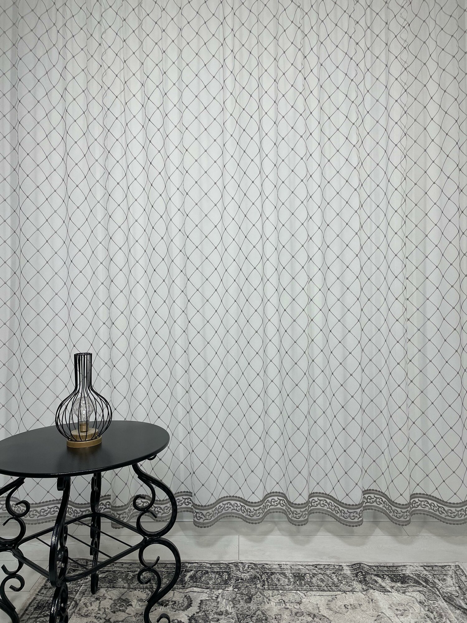 Тюль с вышивкой — фото 1