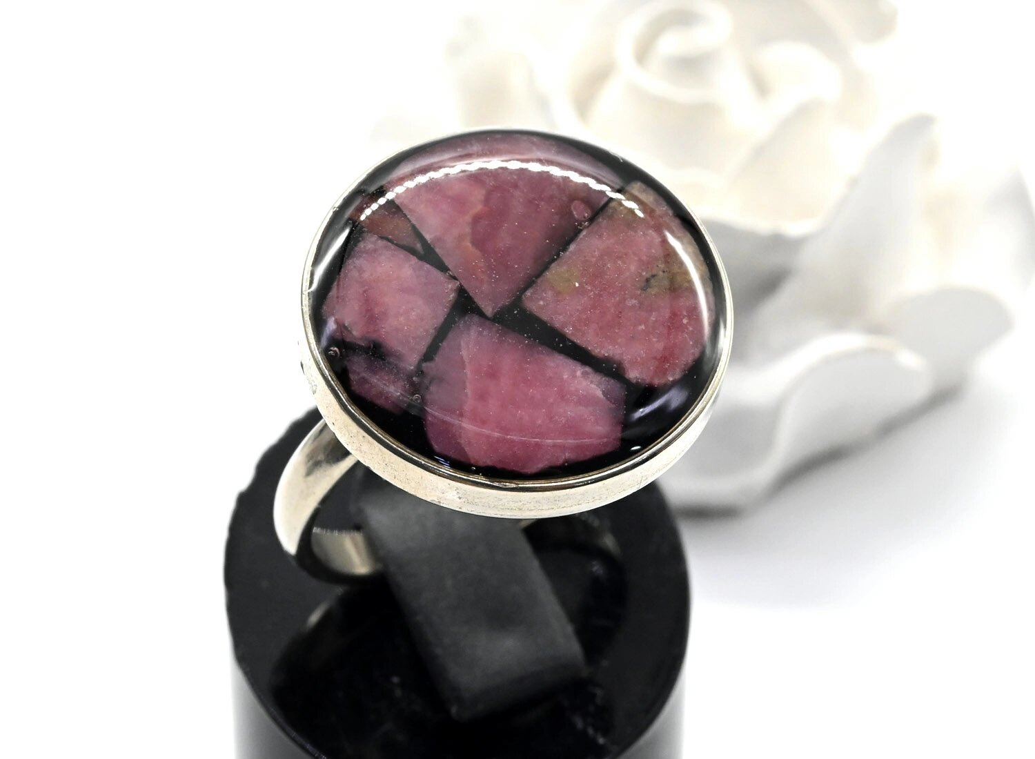 Кольцо, родонит