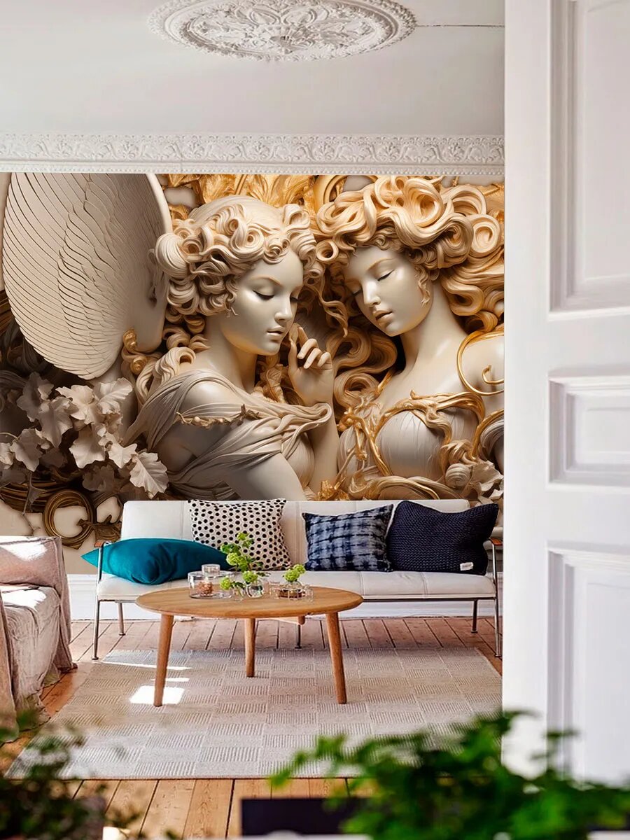 Фотообои флизелиновые Ангел 3D 300х270 см