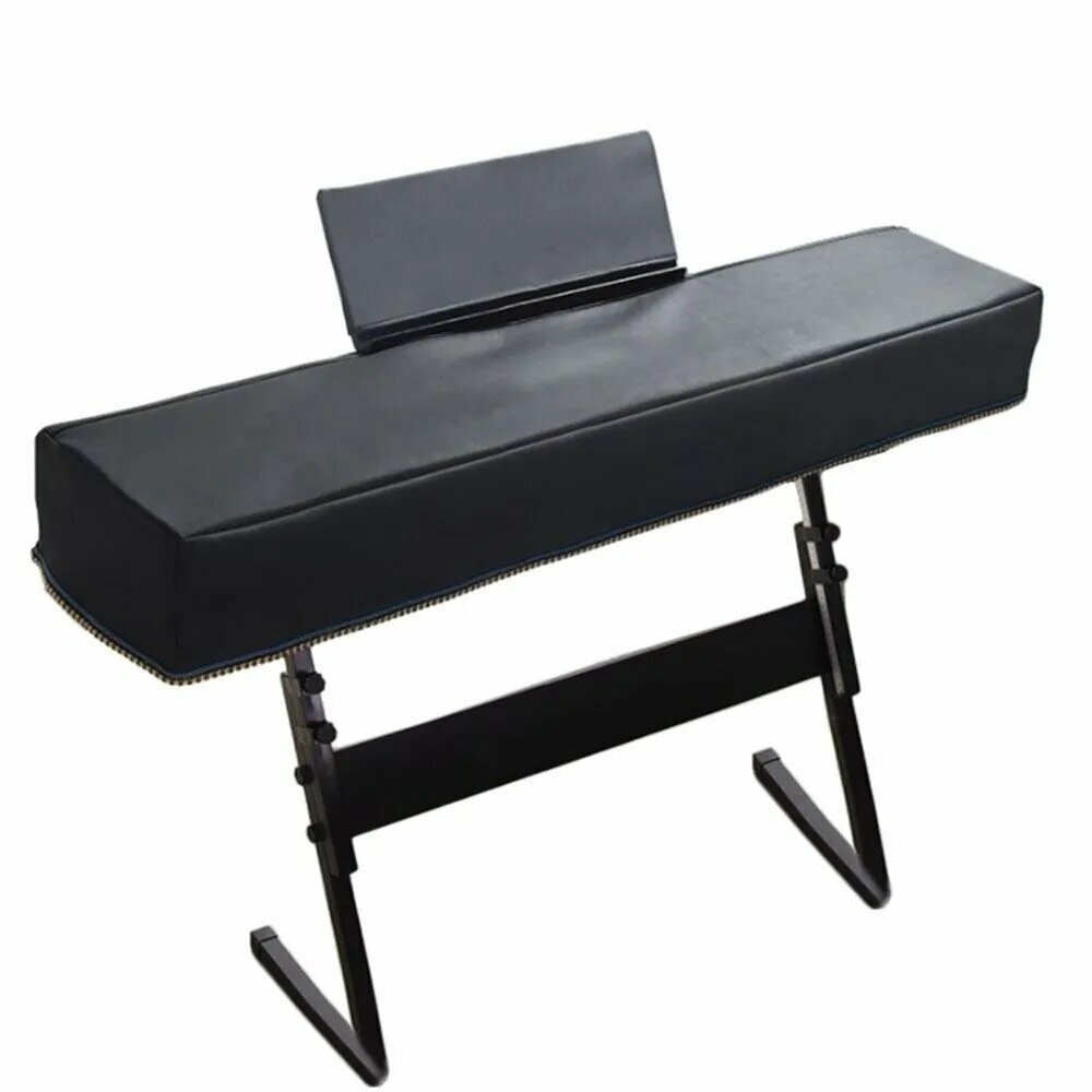 Чехол-накидка для цифрового пианино 88 клавиш фортепиано с выреза под Пюпитр, Чёрный