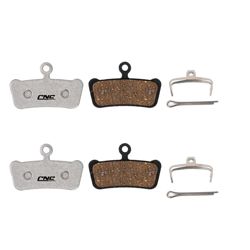 Тормозные колодки CNC для SRAM G2 Guide Ultimate RSC RS R Avid X0 Коричневый, Resin silver 2Pairs