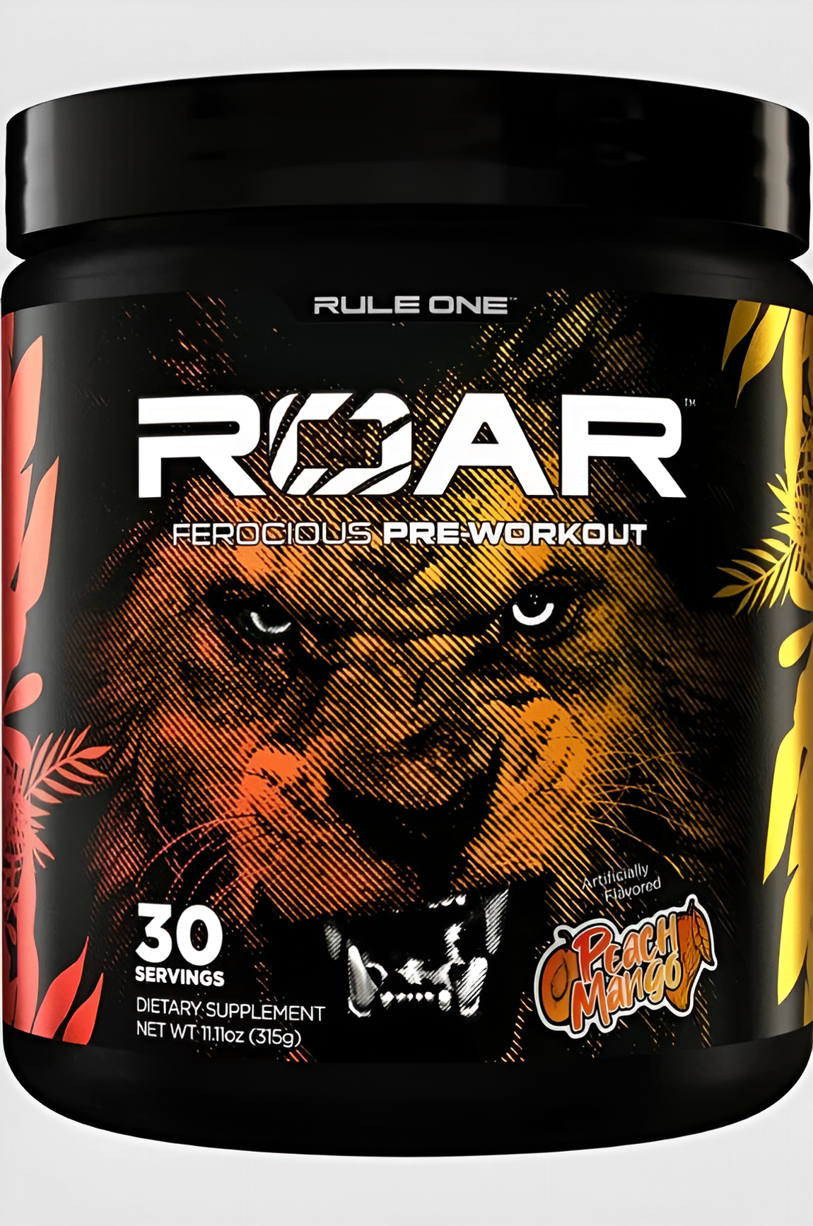 Rule One ROAR PRE-WORKOUT, Предтренировочный комплекс, 30 Порций (Персик манго)