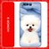 Силиконовый чехол на Honor 9 / Хонор 9 с принтом Белый пёсик