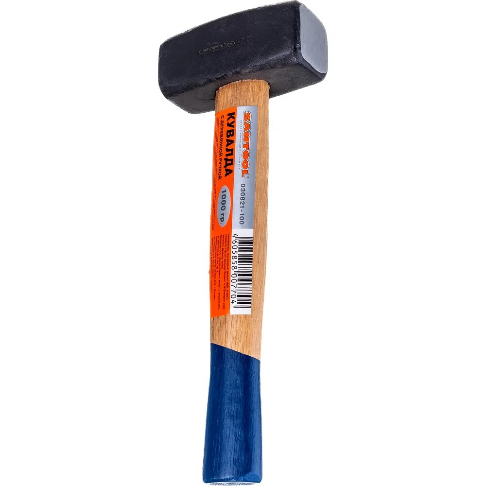 SANTOOL Кувалда 1000 гр деревянная ручка 030821-100