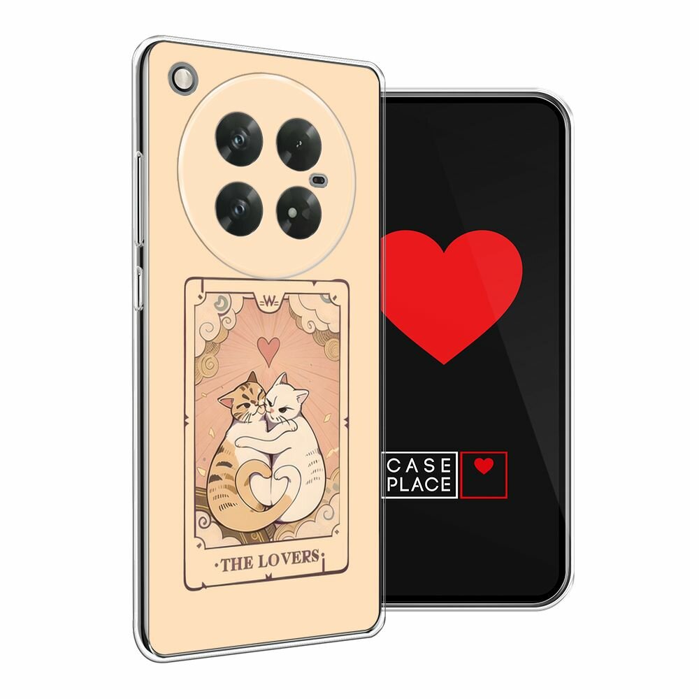 Чехол на Infinix Zero 40 5G / Инфиникс Зеро 40 5G с принтом "The lovers cats 1 - 14 февраля" — фото 1
