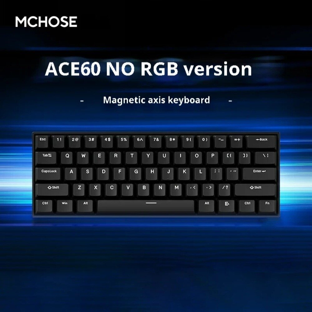 MCHOSE ACE60 Магнитная Клавиатура Механическая Проводная Для Игр С Быстрым Запуском 0,01 Мм
