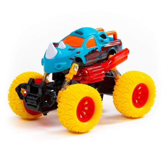 Машинка инерционная Полесье 78841 Монстр ралли Носорог (со светом и звуком)