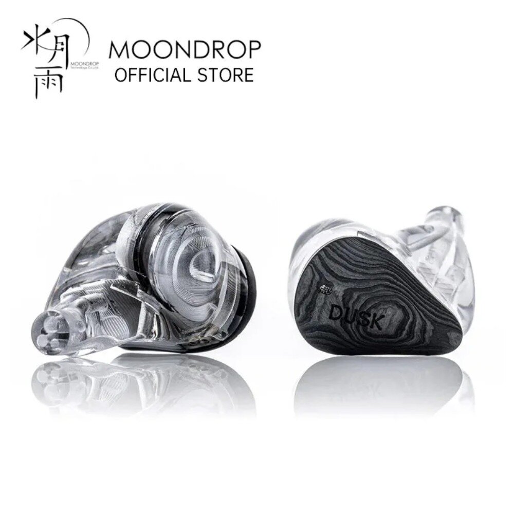 MOONDROP Crinacle DUSK Наушники-вкладыши 2DD + 2BA + 2 с 2-контактным кабелем 0,78 мм, разъем для наушников 3,5 мм/USB-C