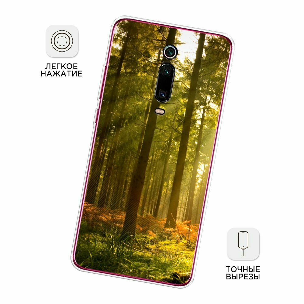 Чехол на Xiaomi Redmi K20/K20 Pro/Mi 9T/9T Pro / Сяоми Редми К20/K20 Pro/Mi 9T/9T Pro с принтом "Лес 7" — фото 1