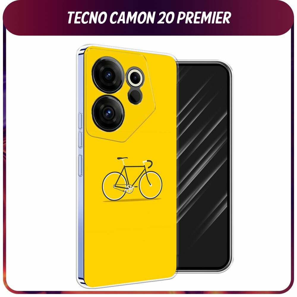 Чехол на Tecno Camon 20 Premier / Текно Камон 20 Премьер с принтом "Хобби велосипед 1"