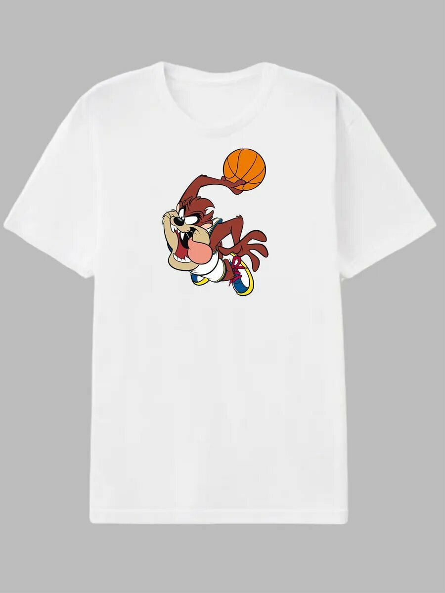 Футболка тасманский дьявол космический джем