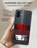 Чехол на Samsung Galaxy A07 / Самсунг А07 с принтом "Аниме глаза манга", прозрач...