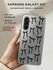 Чехол на Samsung Galaxy A17 / Самсунг А17 с принтом "Black bows", прозрачный