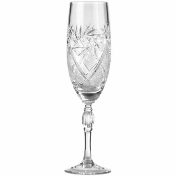 Бокал-флюте, хрусталь, 170 мл, прозрачный, 1 шт. (Неман, страна Беларусь)