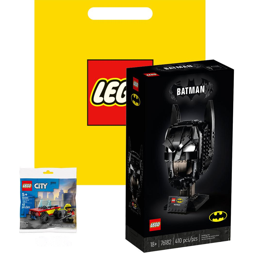 Конструктор LEGO Шлем Бэтмена 76182, Batman Helmet+Random Puzzle Bag*1+Shopping Bag (Material Random)