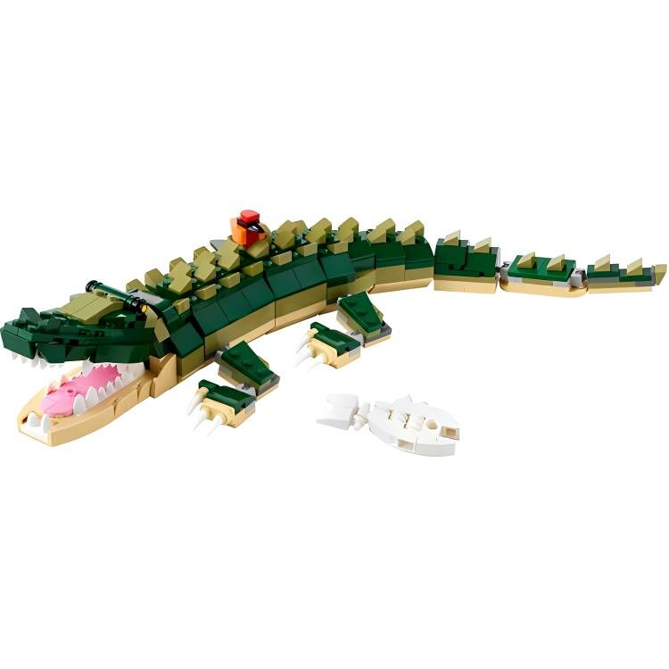 LEGO LOGO Creator Crocodile Plastic Building Blocks 454pcs 31121 null