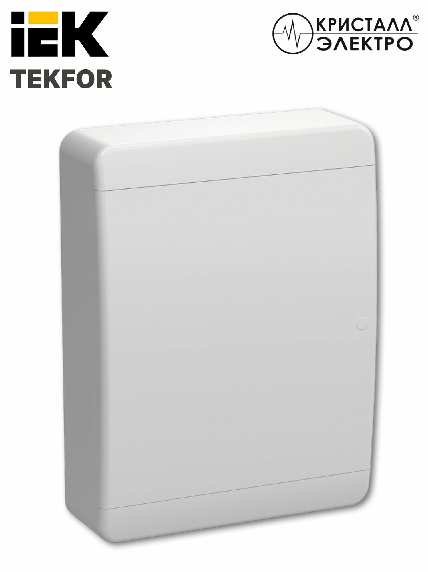 Щиток электрический для автоматов 24мод навесной белый белая дверь IP41 ЩРН-П IEK TEKFOR