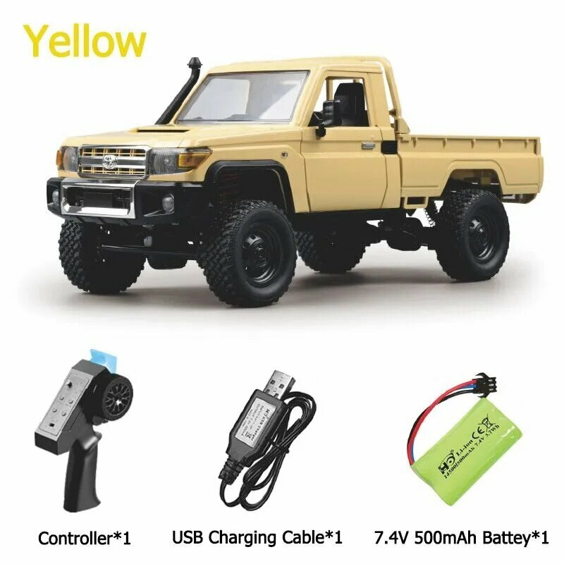 JJRC 1:12 MN82PRO Toyota Pickup Автомобильный игрушечный горный велосипед