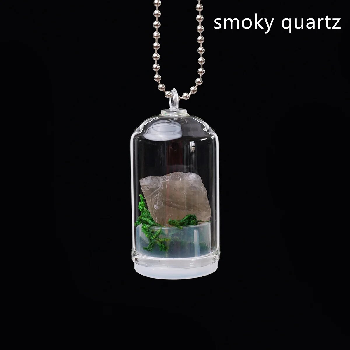 Розовый кварц подвеска Runyangshi smoky quartz