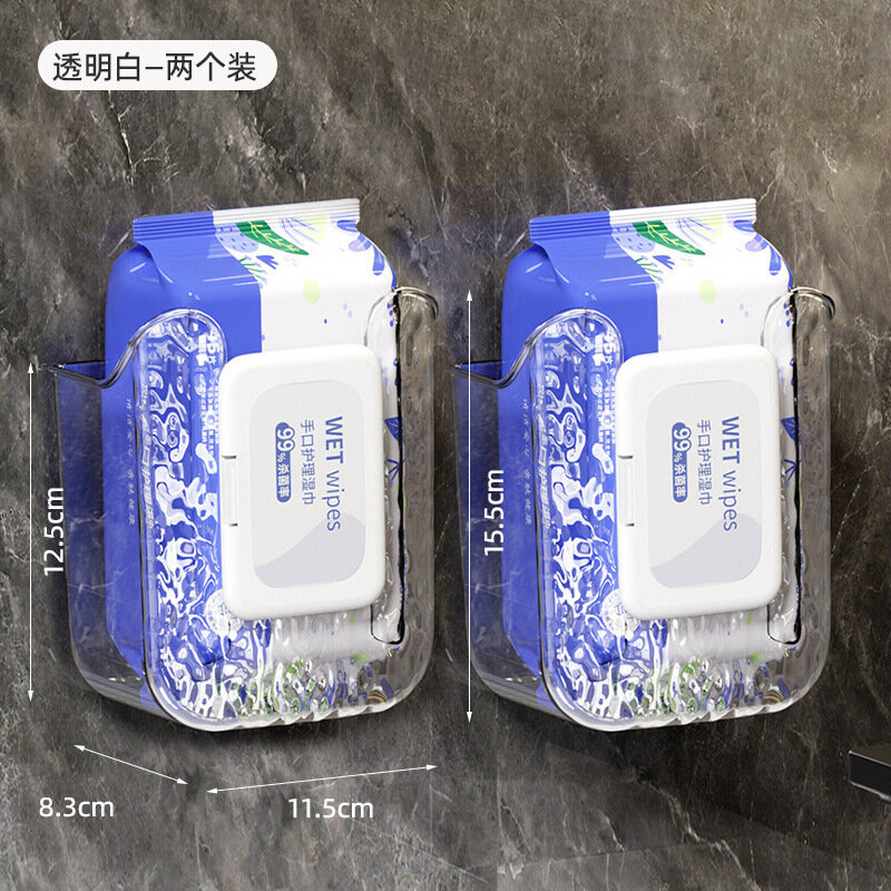 Коробка для хранения влажных салфеток Настенная коробка для полотенец без пробивания коробка для хранения туалетных