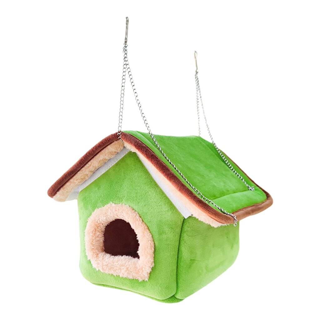 Теплое хлопчатобумажное гнездо попугая утолщенное птичье гнездо