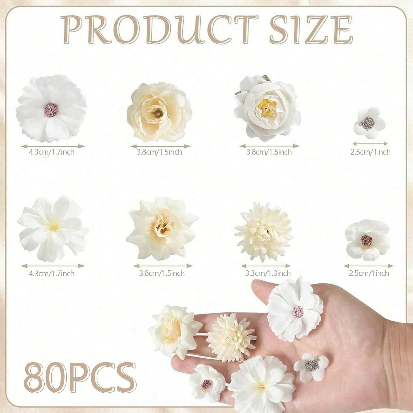 Набор материалов для цветов, маленькие ручные венки, аксессуары, искусственные цветы, свадебный головной убор, аксессуары из искусственных цветов