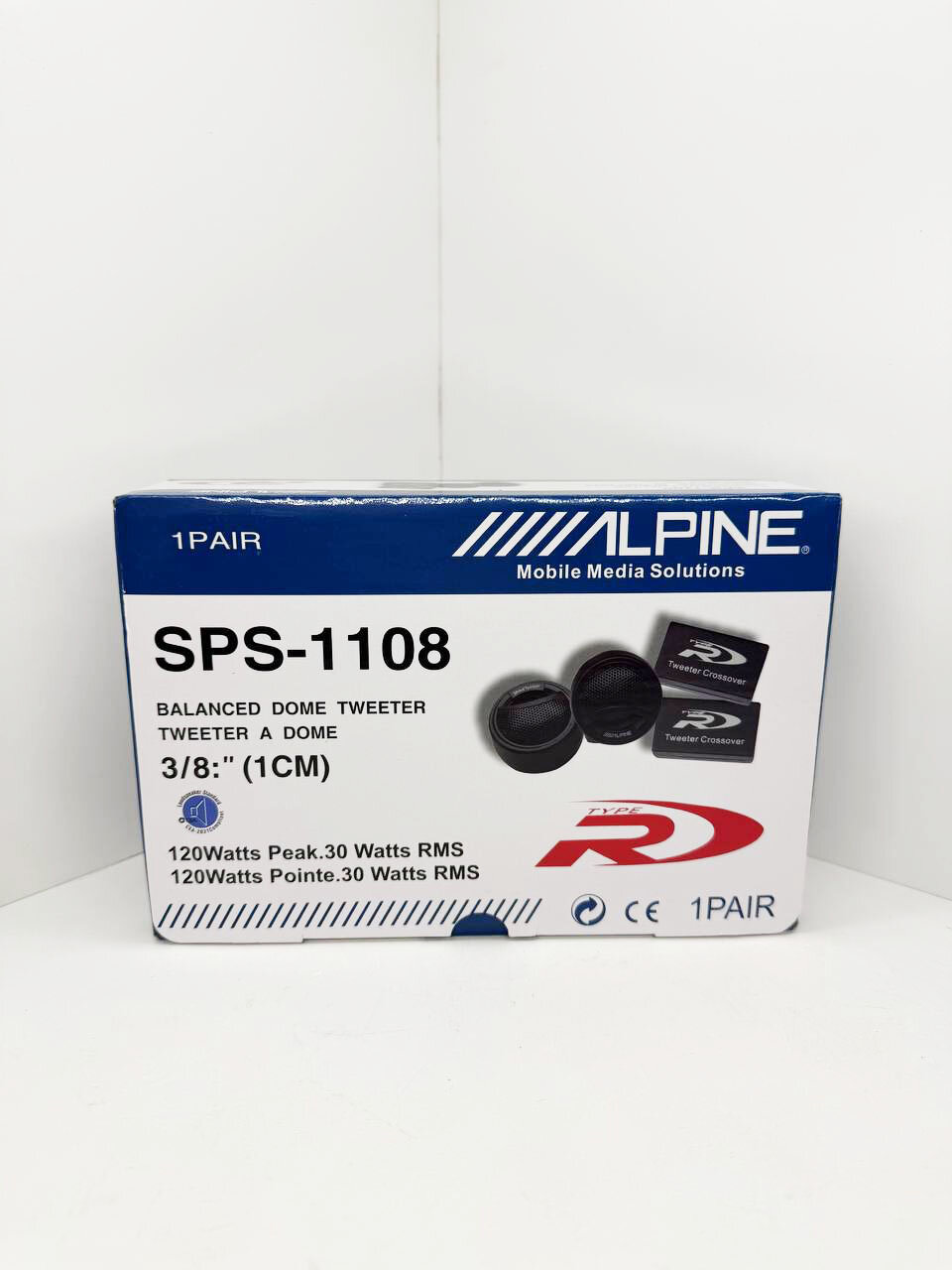 Автомобильные твитеры / пищалки Alpine , высокочастотные динамики 120Вт