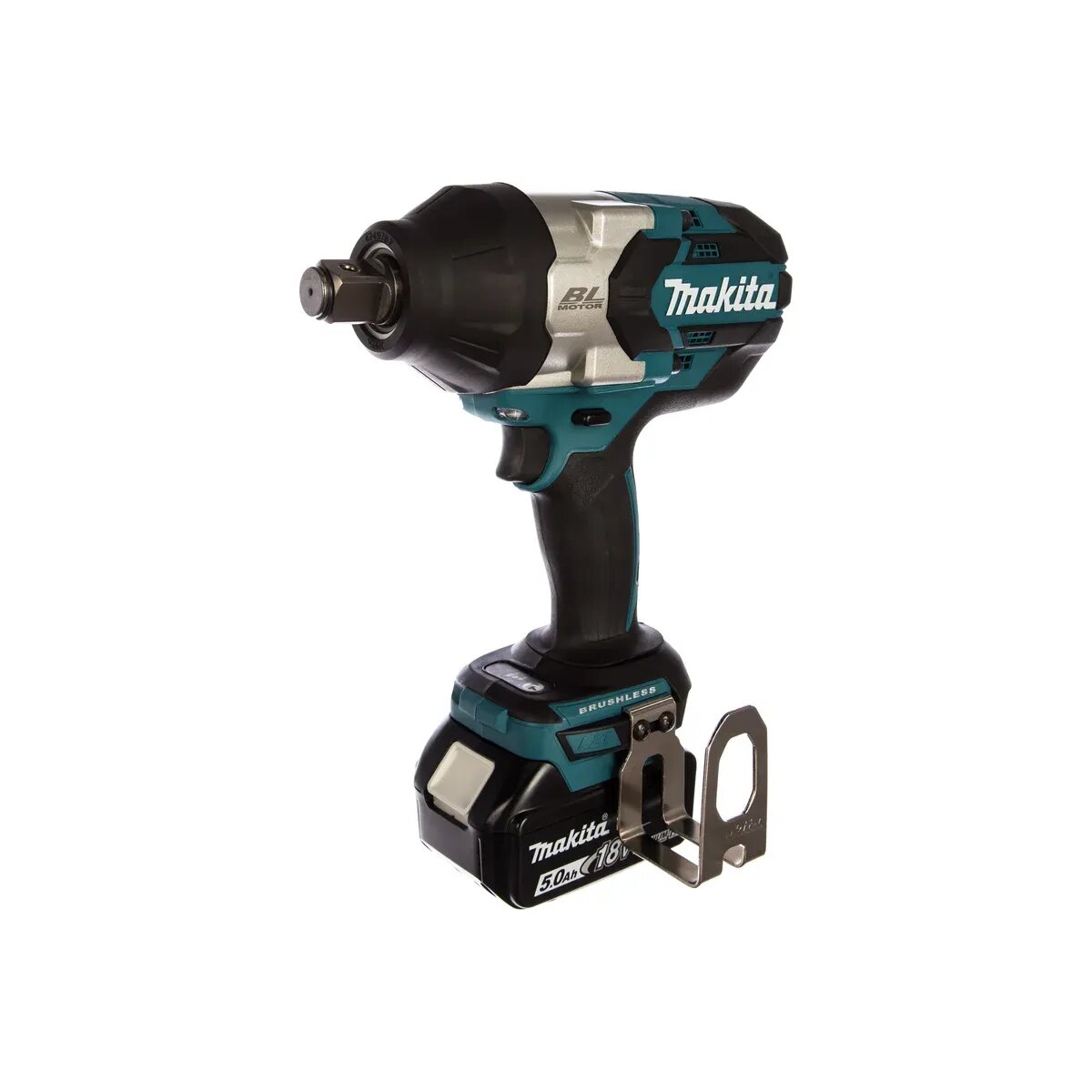 Гайковерт аккумуляторный Makita DTW1001RTJ ударный, зеленый/черный