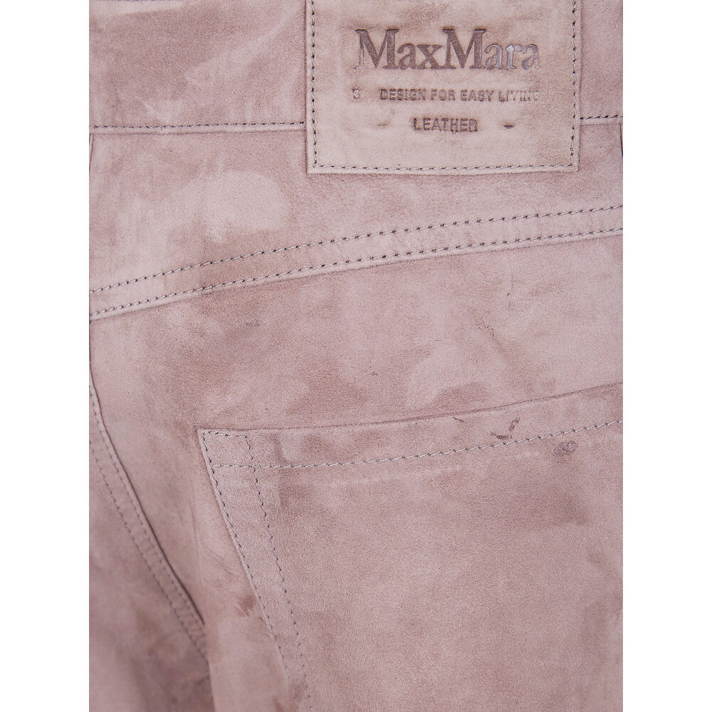 Брюки классические Max Mara, размер 38, коричневый — фото 1