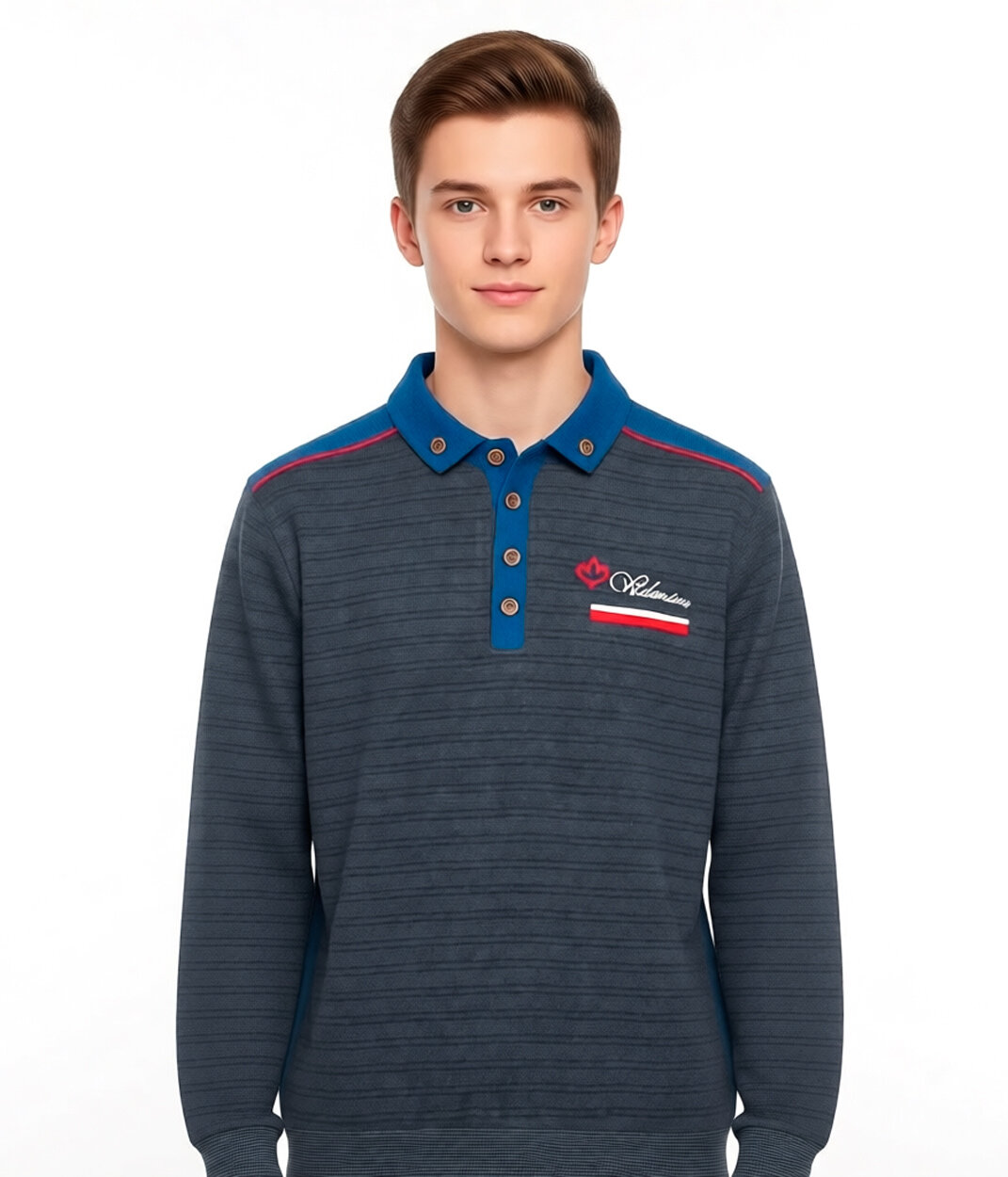 Рубашка Детские утепленные рубашки - поло для мальчиков