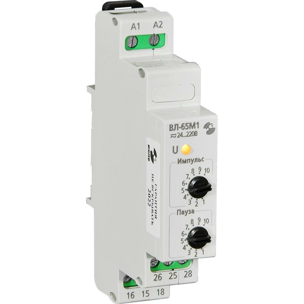Реле времени Реле и Автоматика, ВЛ-65М1 0,1с-30ч, 24-220В, 50Гц, пост A8222-34125889