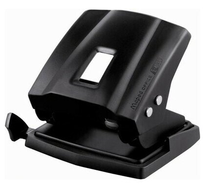 Дырокол 30 листов MAPED ESSENTIALS, металл, черный