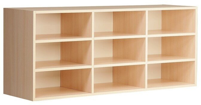 Клик Мебель Обувница открытая «Клик Мебель. Статная-2», 9 полок, 1262×352×532 мм, цвет дуб вотан