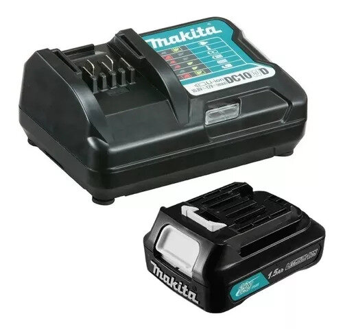 Набор из аккумулятора Makita BL1016 CXT (12В 1.5Ач) и з/у DC10WD