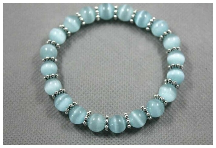 Браслет-нить, кошачий глаз