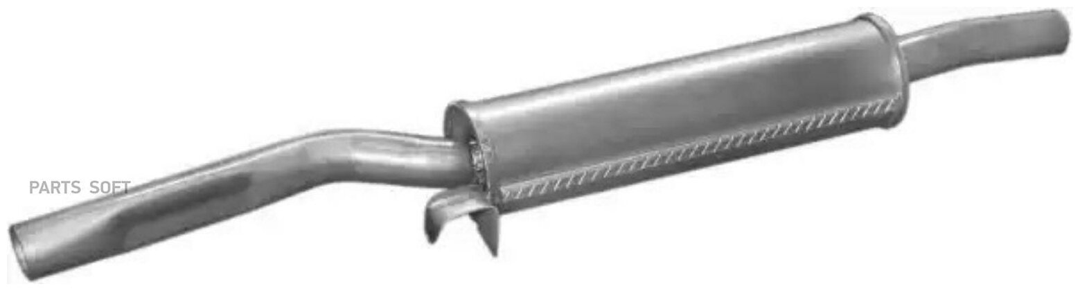 Глушитель средняя часть VW Derby, Polo 1.0, 1.3 84-94 Polmostrow арт. 3024