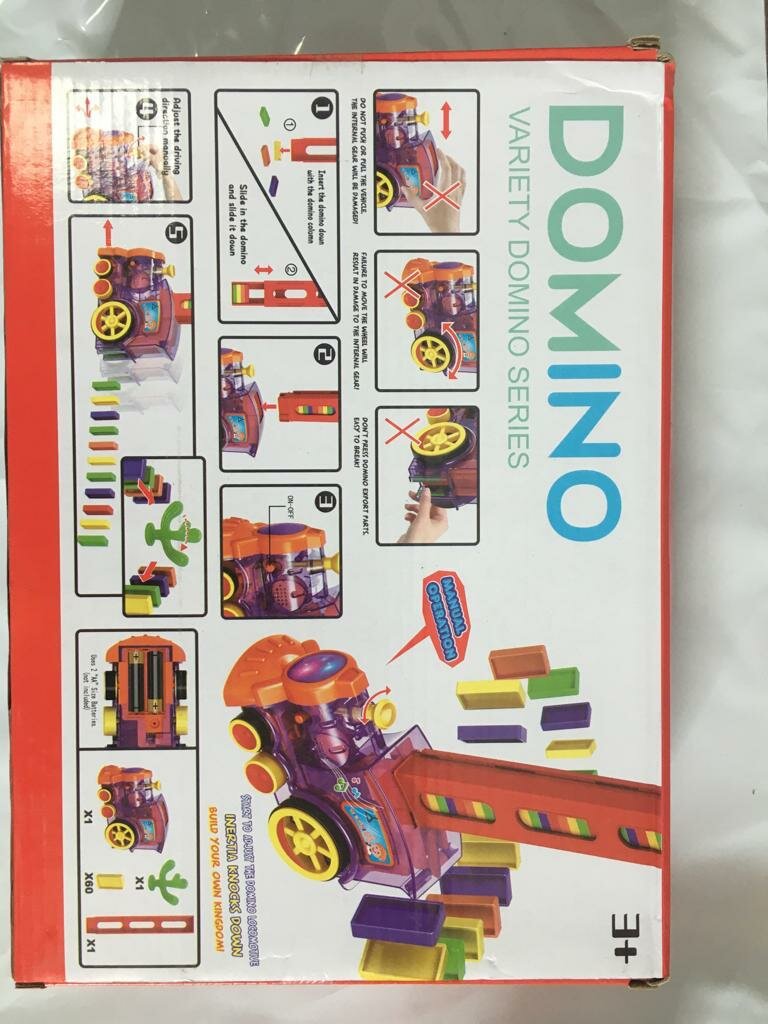 Детский Паровозик "DOMINO"