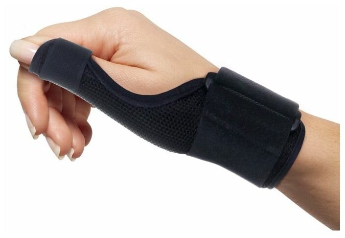 Бандаж верхних конечностей компрес. на лучезапястный сустав клзс-"экотен" (Т1) арт. FS-101 р. S/черный